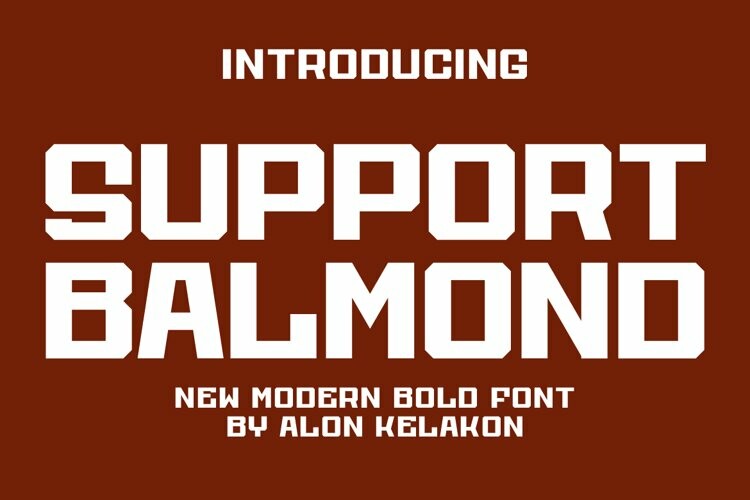 Support Balmond Font - Free Font