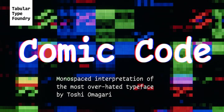 Comic Code Complete Font Family - Free Font