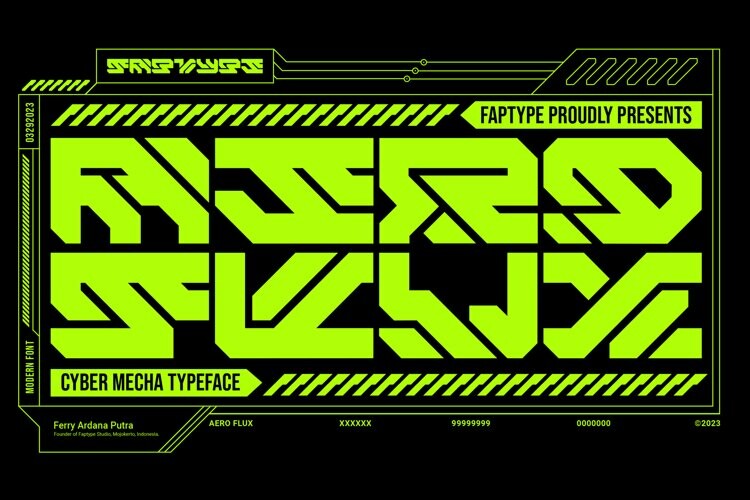Aero Flux Font Family - Free Font