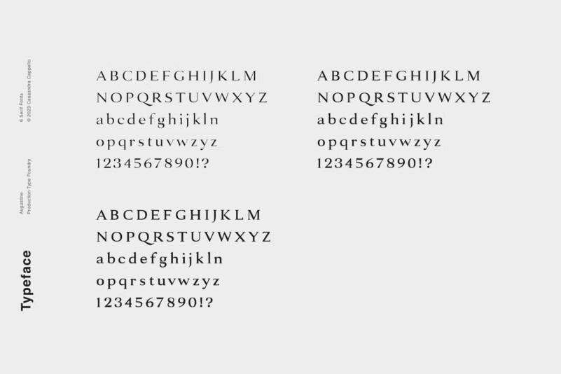 Augustine - A Strong Serif Typeface - Free Font