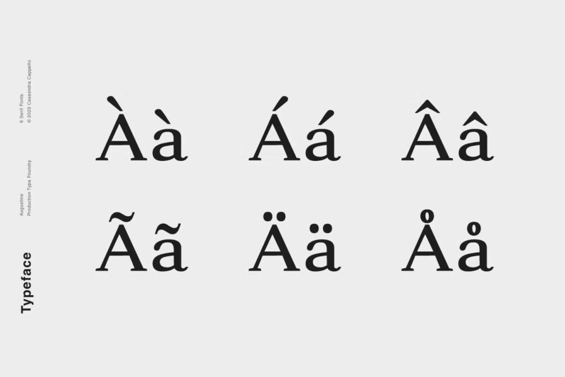 Augustine - A Strong Serif Typeface - Free Font