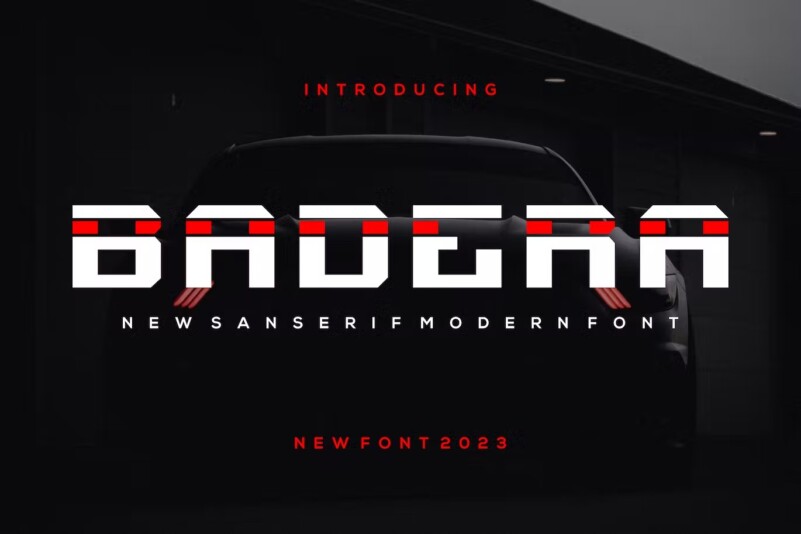 Badera Fonts - Free Font