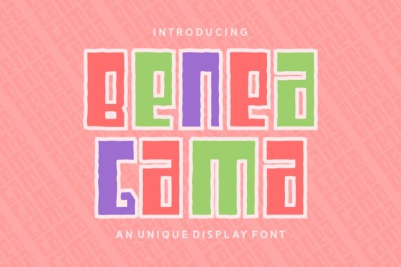 Benea Gama Font - Free Font