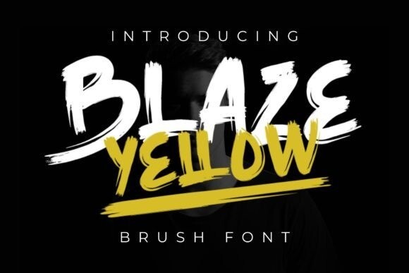 Blaze Yellow Font - Free Font