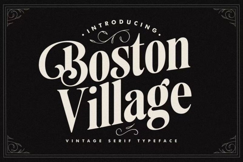 Boston Village - Free Font