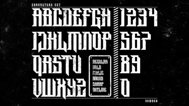 Cyber Gorgon Font - Free Font