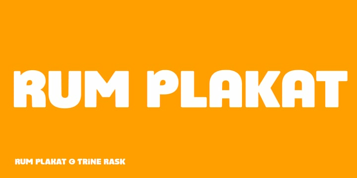 Rum Plakat Font - Free Font