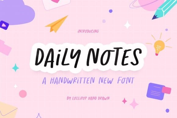 Daily Notes Font - Free Font