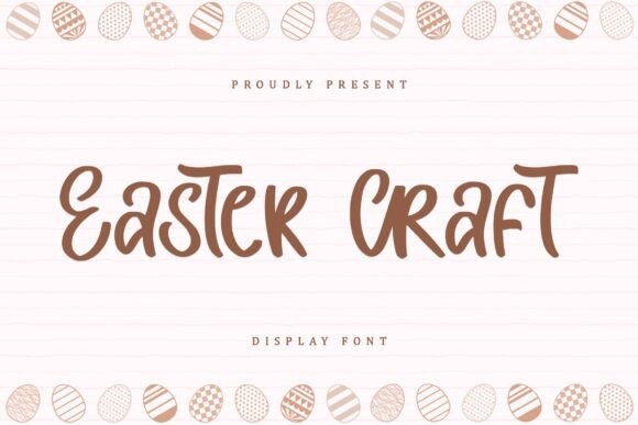 Easter Craft Font - Free Font