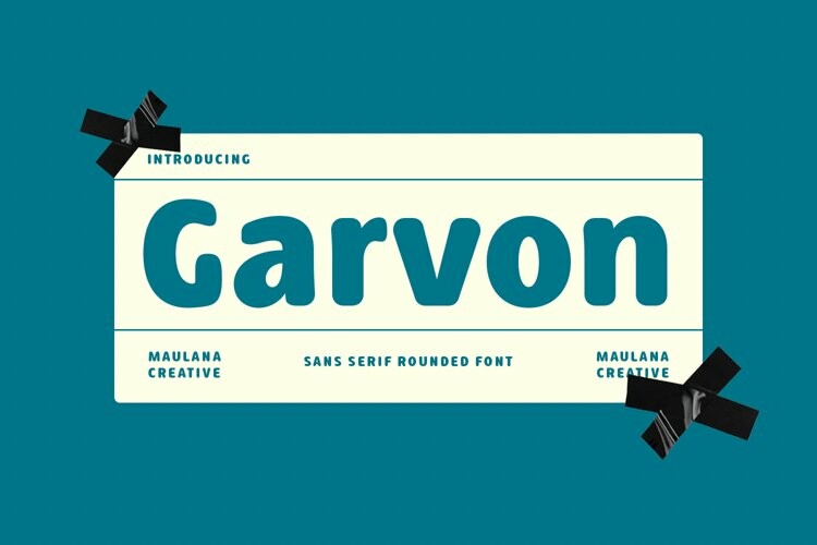 Garvon Font - Free Font