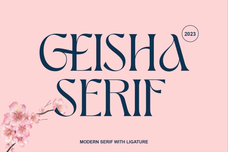 Geisha Serif font - Free Font