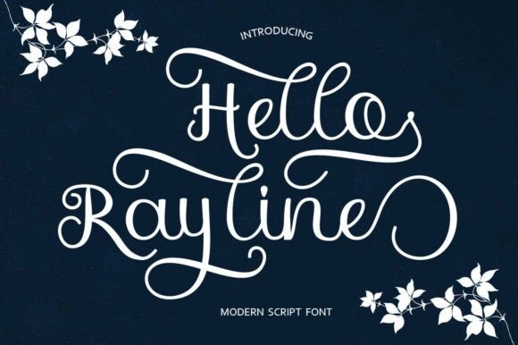 Hello Rayline Font - Free Font