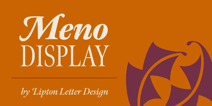 Meno Display Font Family - Free Font