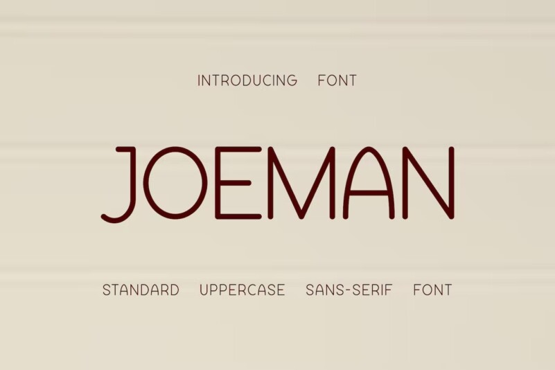 Joeman Font - Free Font