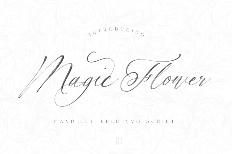 Magic Flower SVG Font - Free Font