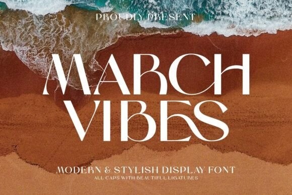 March Vibes Font - Free Font