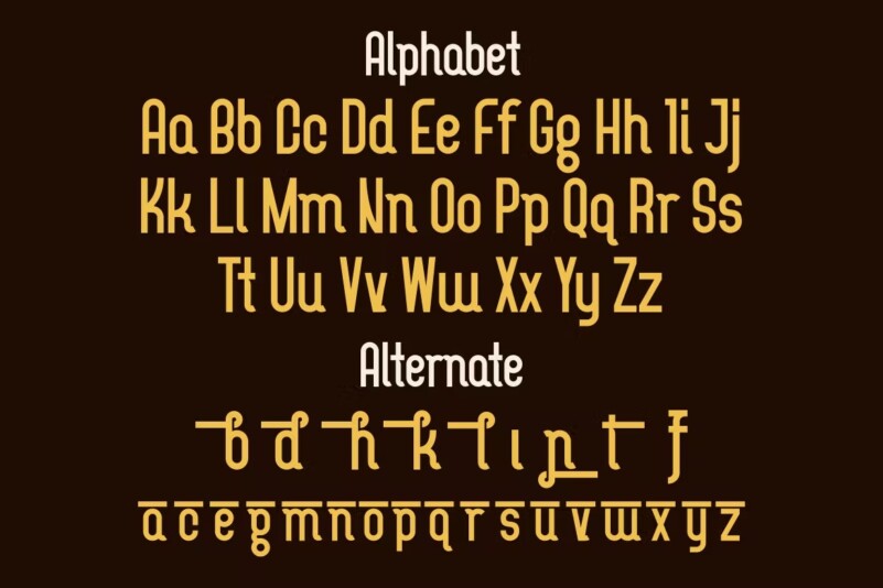 Mendalion - A Modern Decorative Font - Free Font