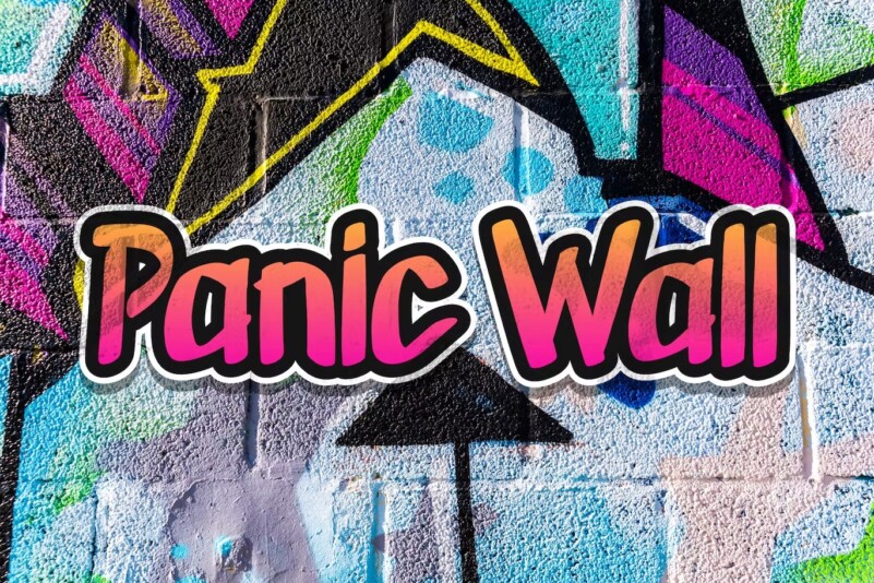Panic Wall - Graffiti Font - Free Font