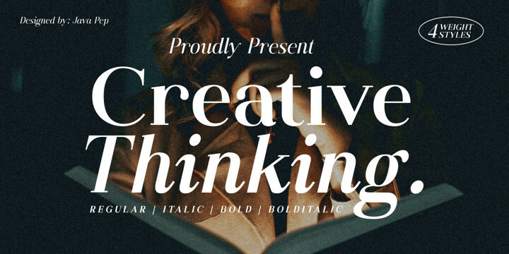 Creative Thinking Font Family - Free Font