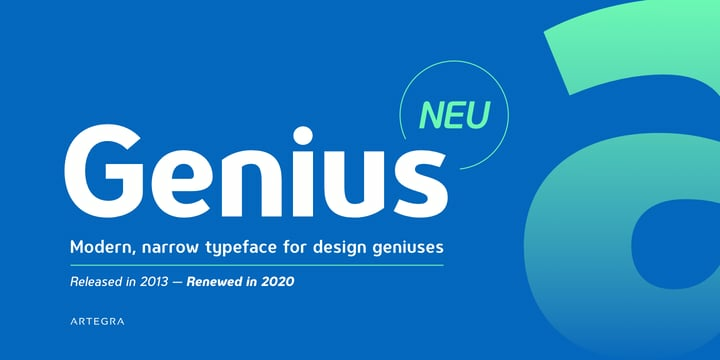 Genius Font Family - Free Font