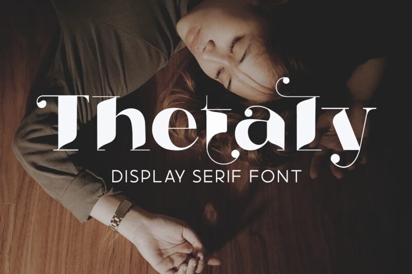 Thetaly - Display Serif Font - Free Font