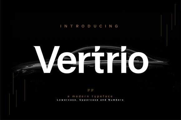 Vertrio Font - Free Font