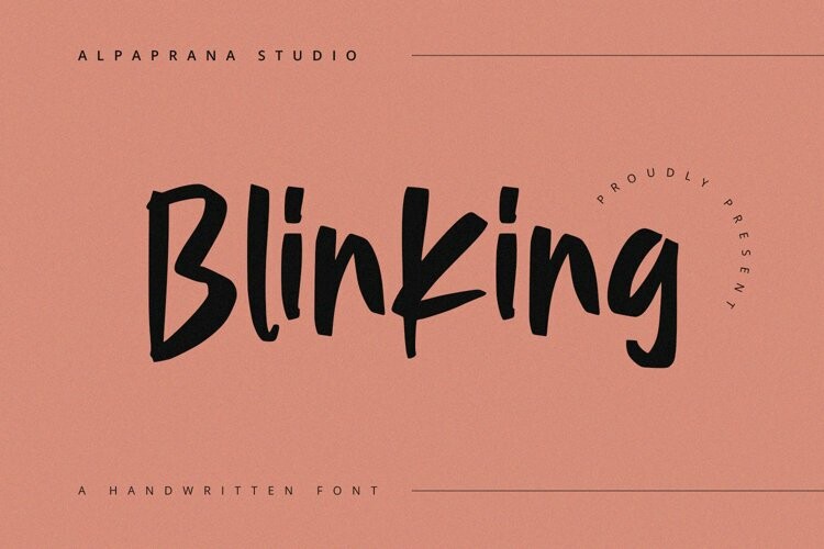 Blinking Font - Free Font