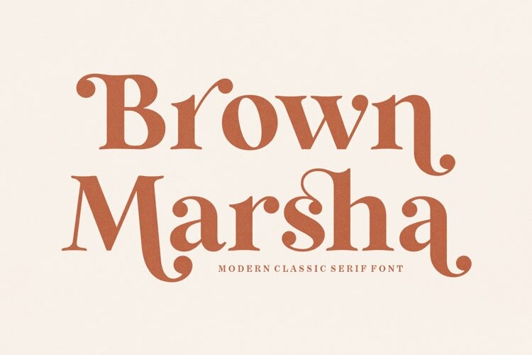 Brown Marsha Font - Free Font