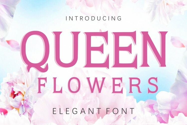 Queen Flowers Font - Free Font