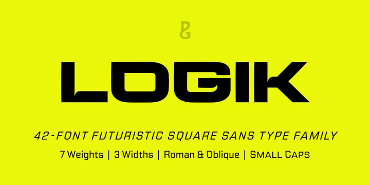 Logik Font Family - 42 Fonts - Free Font