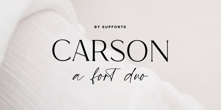 Carson Font Family - Free Font