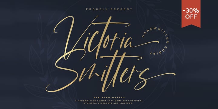 Victoria Smitters Font - Free Font