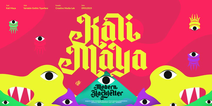 Kali Maya Font Family - Free Font