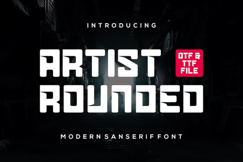 Artist Rounded Fonts - Free Font