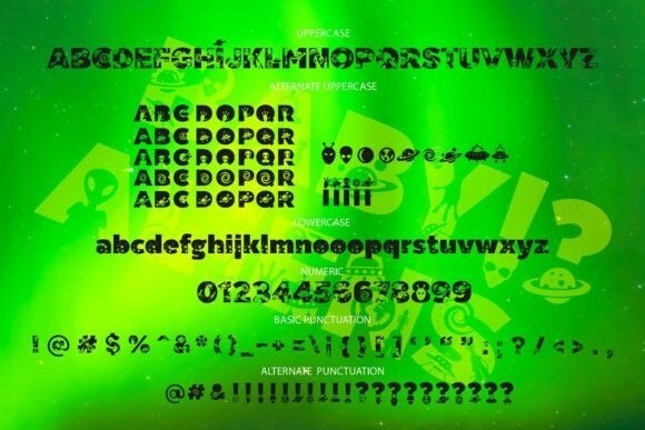Baby Aliens Font - Free Font