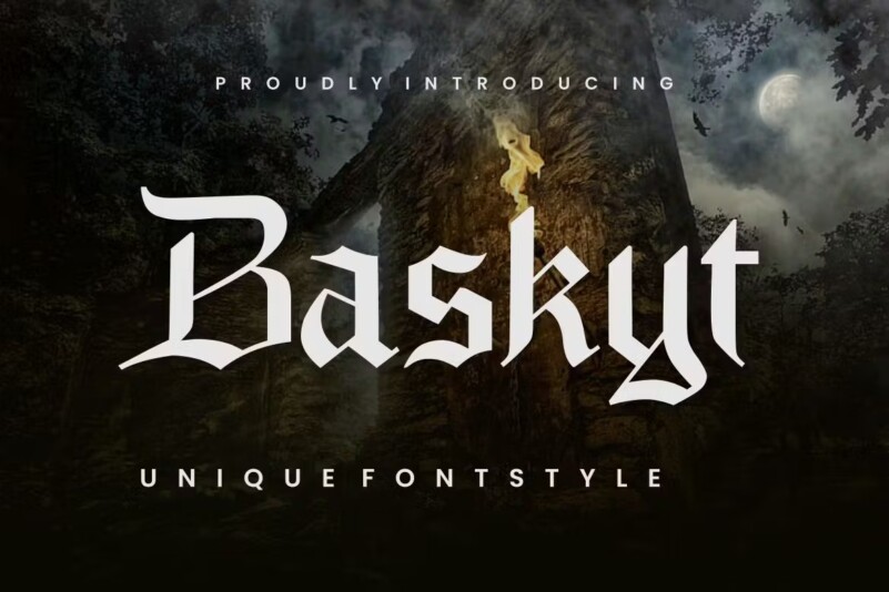Baskyt - Blackletter Font - Free Font