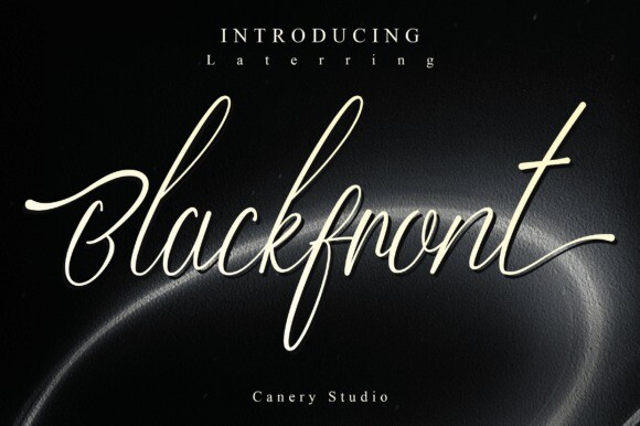 Blackfront Font - Free Font