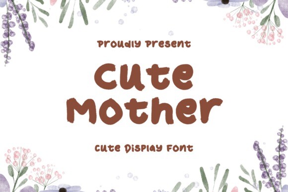 Cute Mother Font - Free Font