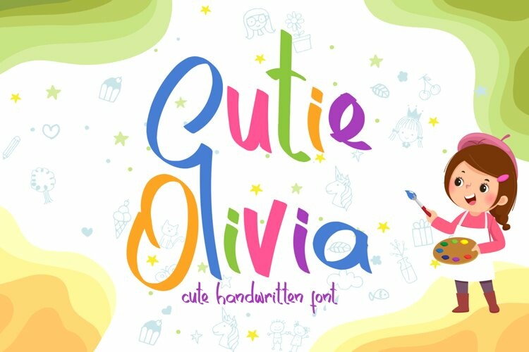 Cutie Olivia Font Free Font 9003