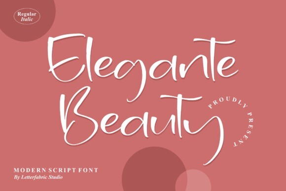 Elegante Beauty Modern Script Font - Free Font