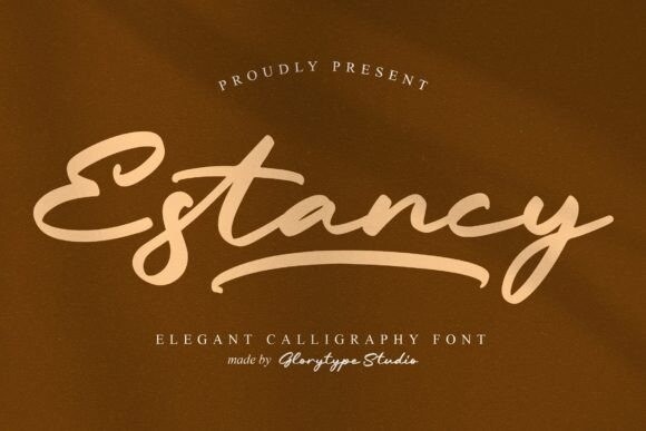 Estancy Elegant Calligraphy Font - Free Font