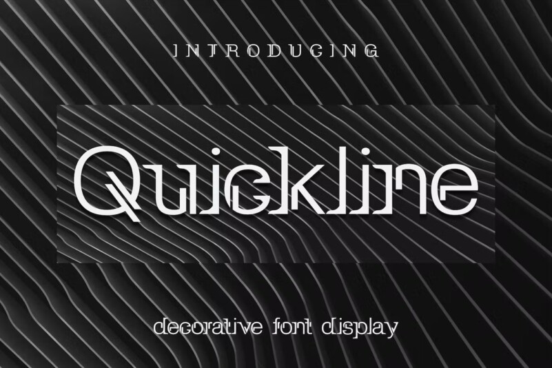 Quickline Serif Font Display - Free Font