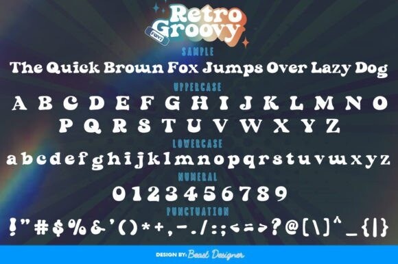 Retro Groovy Font - Free Font