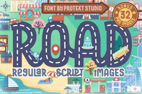 Road Font - Free Font
