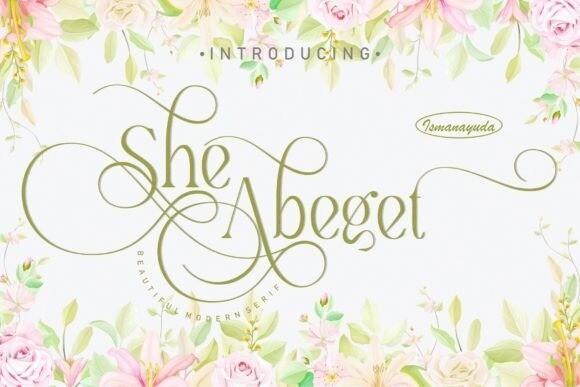 She Abeget Font - Free Font