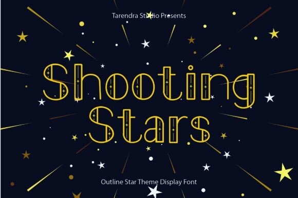 Shooting Stars Font - Free Font
