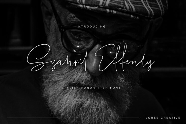 Syahril Effendy Font - Free Font