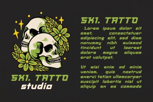 Techno Titan Font - Free Font