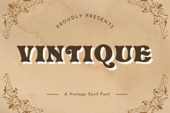 Vintique Font - Free Font