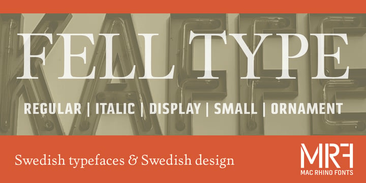 Fell Type Premium Font Family - Free Font